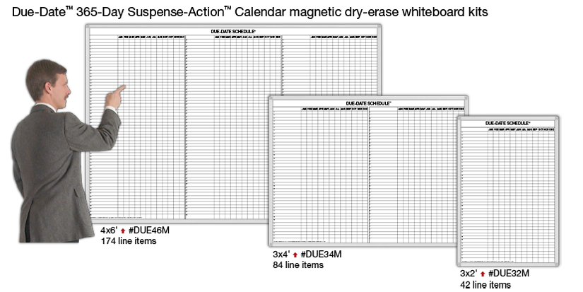 DueDate™ Suspense-Action™ Calendar