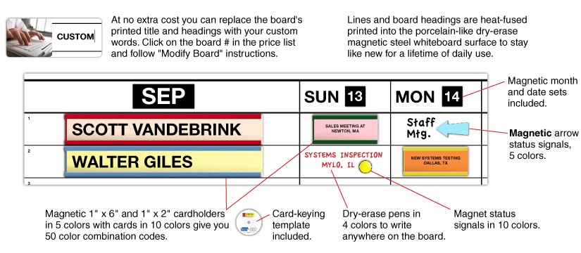 Day by Day™ Line Item Schedule