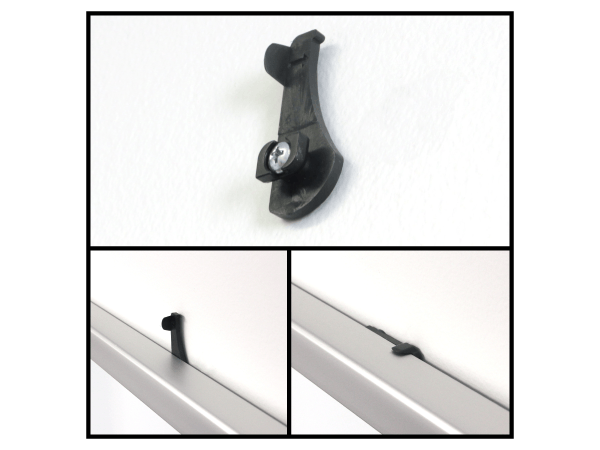 FrameKlamp™ Whiteboard Mounting Brackets