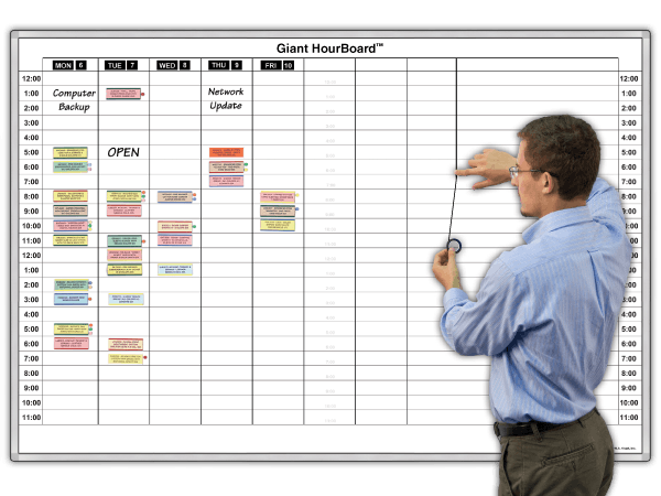 Magnetic Patient Therapy Whiteboard Schedules