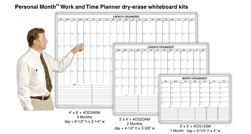 Monthly Work and Time Organizers™