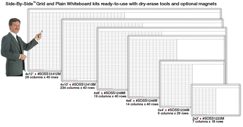 Side-by-Side™ Grid & Plain™ Schd/Orgnzr