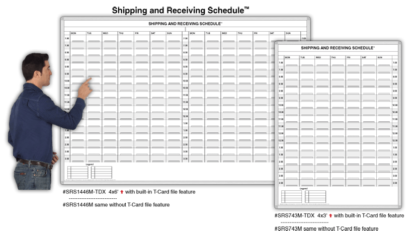 30 Minute Shipping and Receiving Schedule