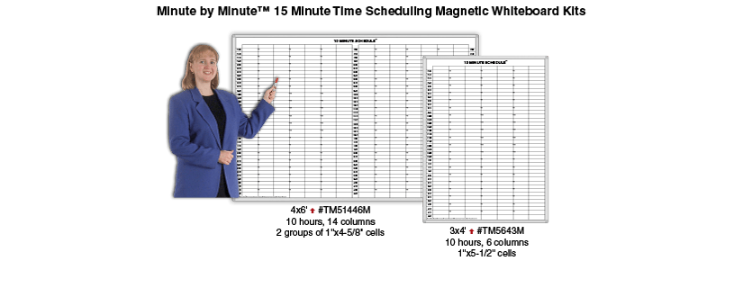 Minute-by-Minute® Appt./Resv. Time Scheds