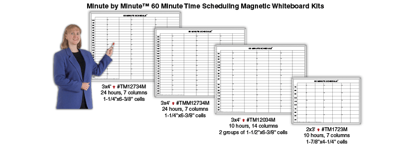 Minute-by-Minute® Appt./Resv. Time Scheds