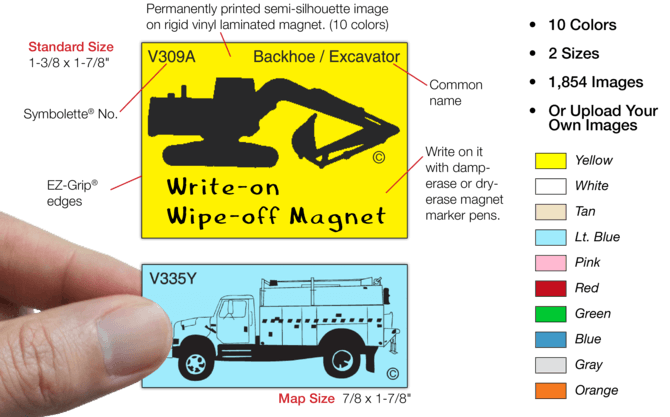 Magnet Symbols | Magnatag Whiteboard and Dry Erase Board Systems
