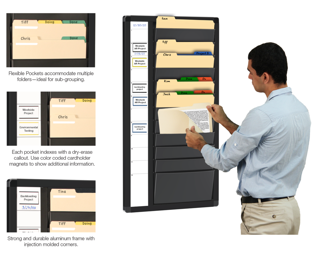 Fileview® File folder Wall Organizer