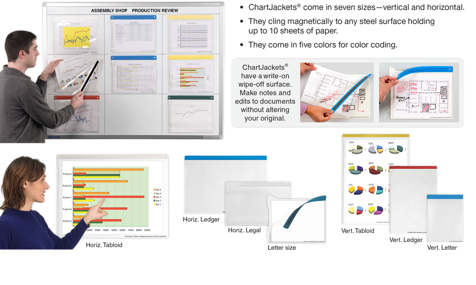 ChartJacket | Color-Coded Magnetic Document Holder