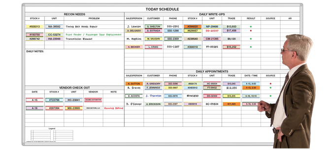 Dealer's Day™ Schedule for Auto Dealers