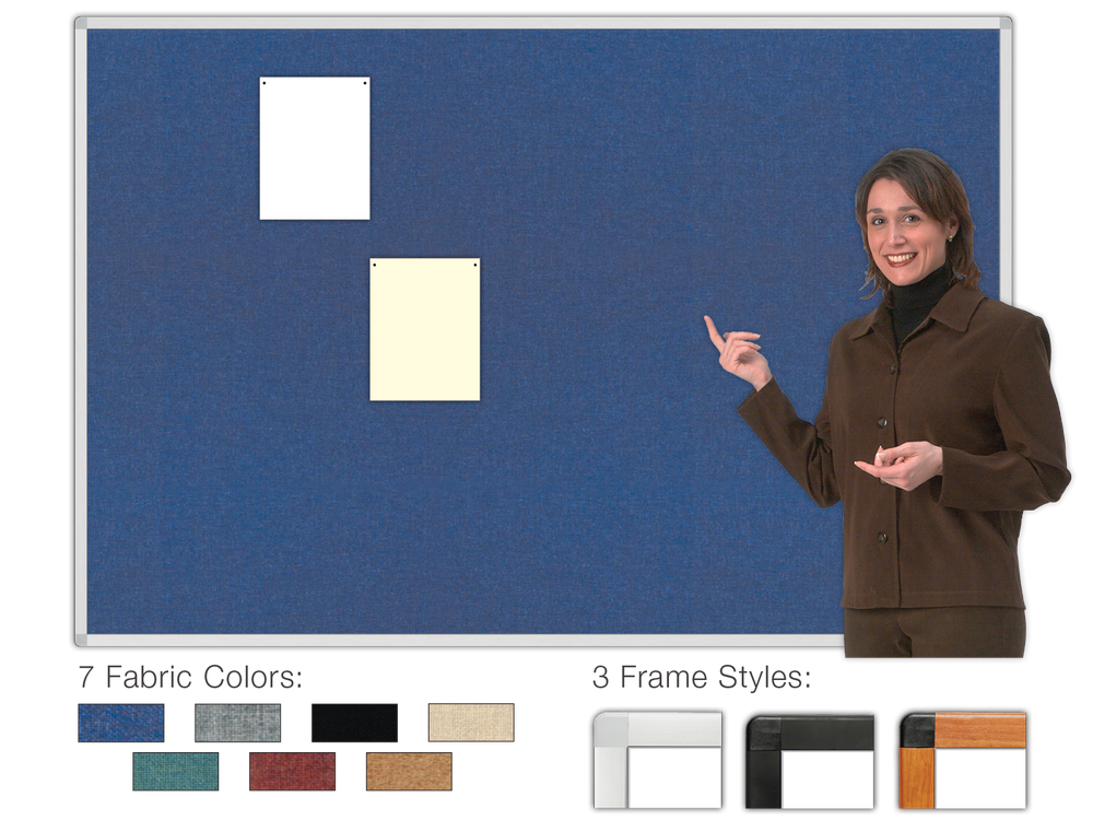 FabricTack Office Bulletin Board Solutions by Magnatag.