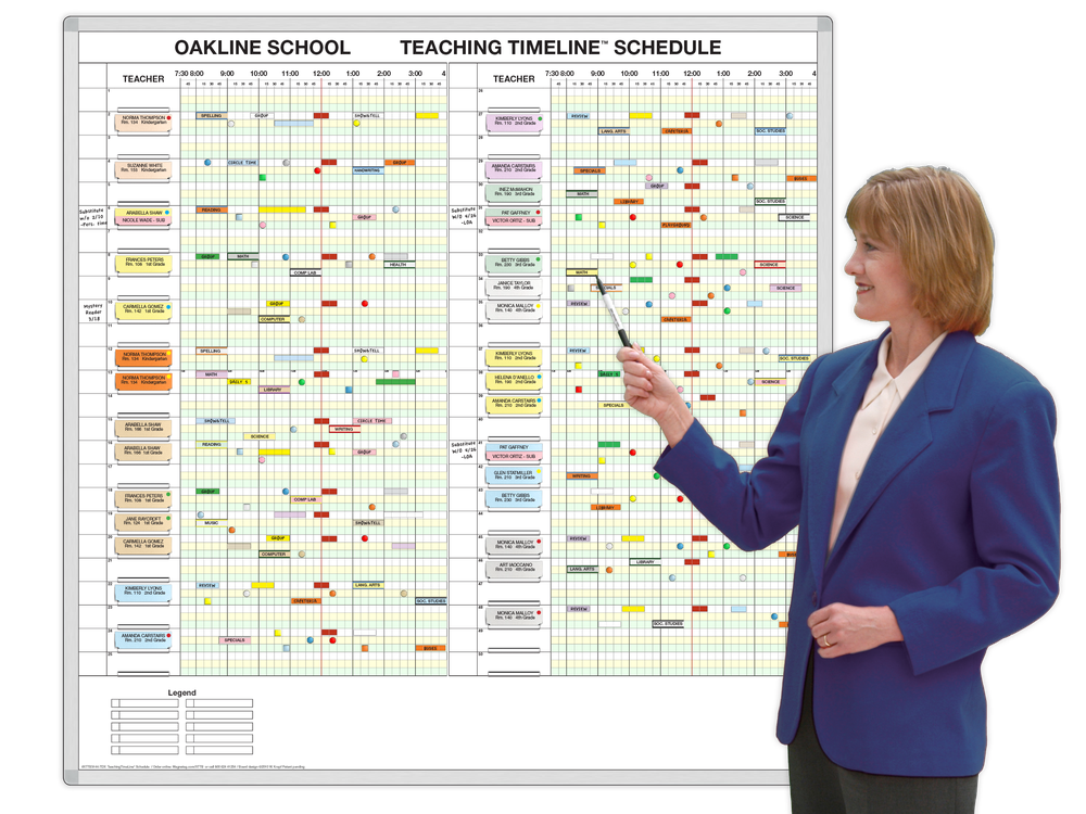 Elementary School Daily Timeline Teaching Schedules