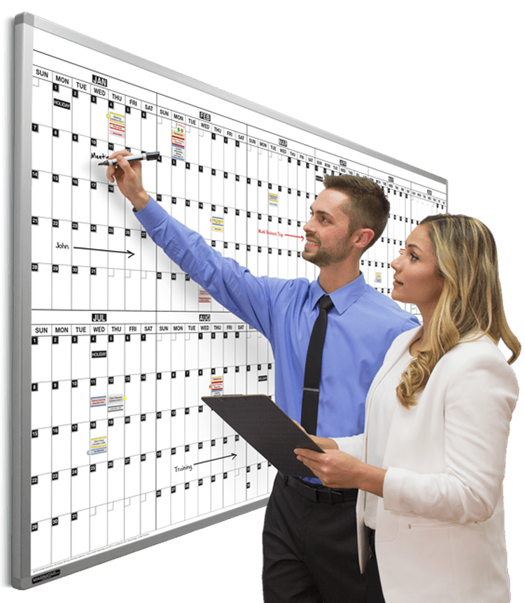 Magnetic Whiteboard Calendars