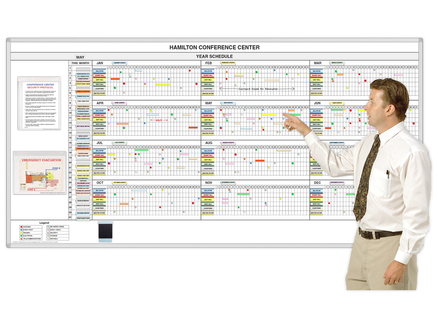 Yearly Whiteboard Calendars
