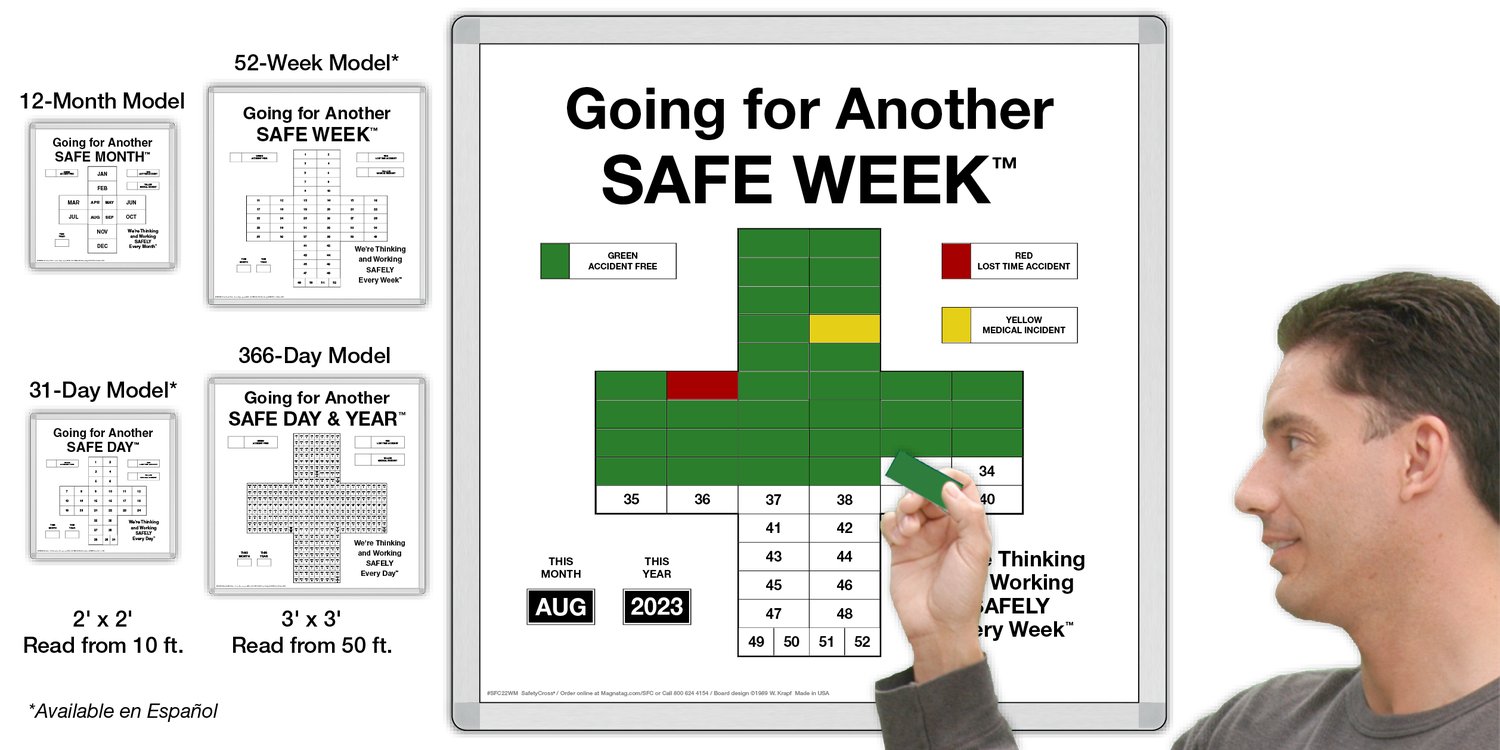 Magnetic SafetyCross® Safety Awareness Motivational System™