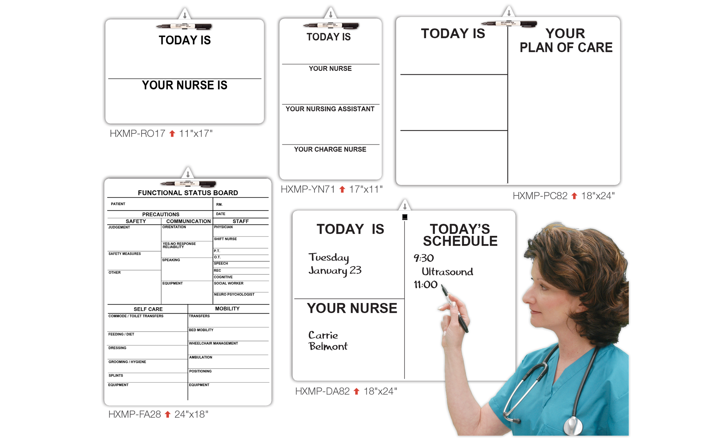Indiv. Patient Care write-on MiniBoards™