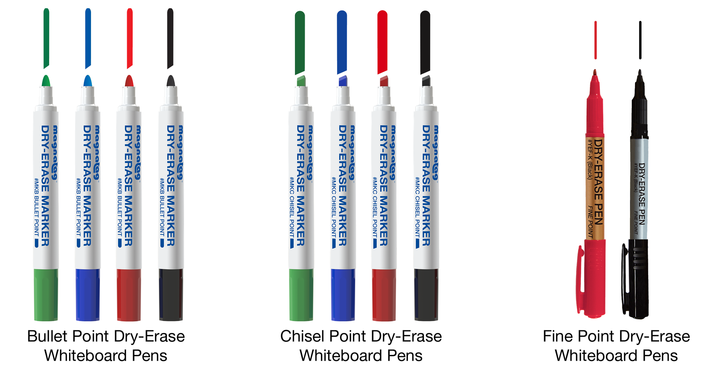 Dry-Erase White Board Pens & Markers