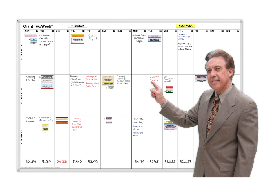 Weekly Dry Erase Whiteboard Calendars