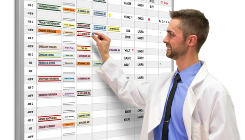 Hospital Patient Care Whiteboards | Magnatag