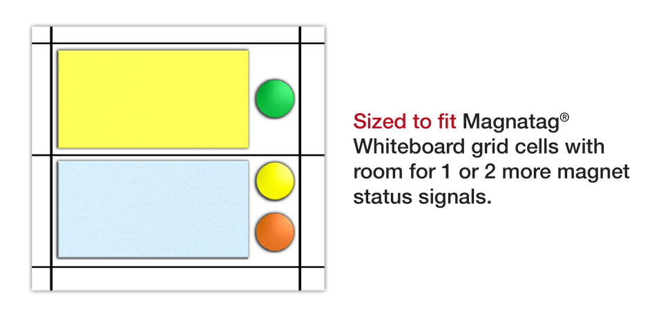 Write-on Die Cut Laminated Whiteboard Magnets