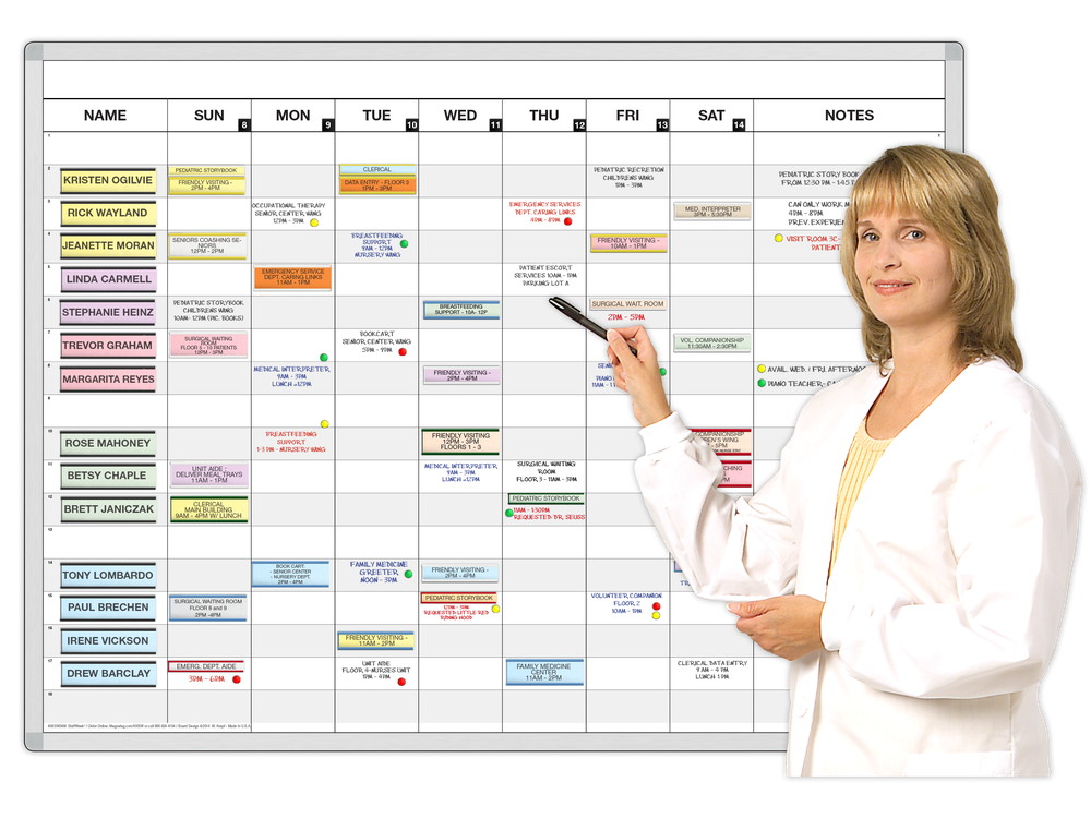 StaffWeek™ 7-Day Unit Work Schedules