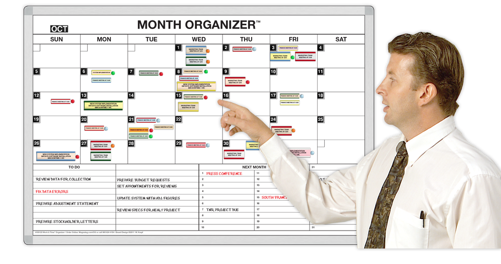 Monthly Work and Time Organizers™