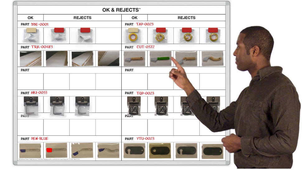 Ideal & Rejects™ Quality Assurance