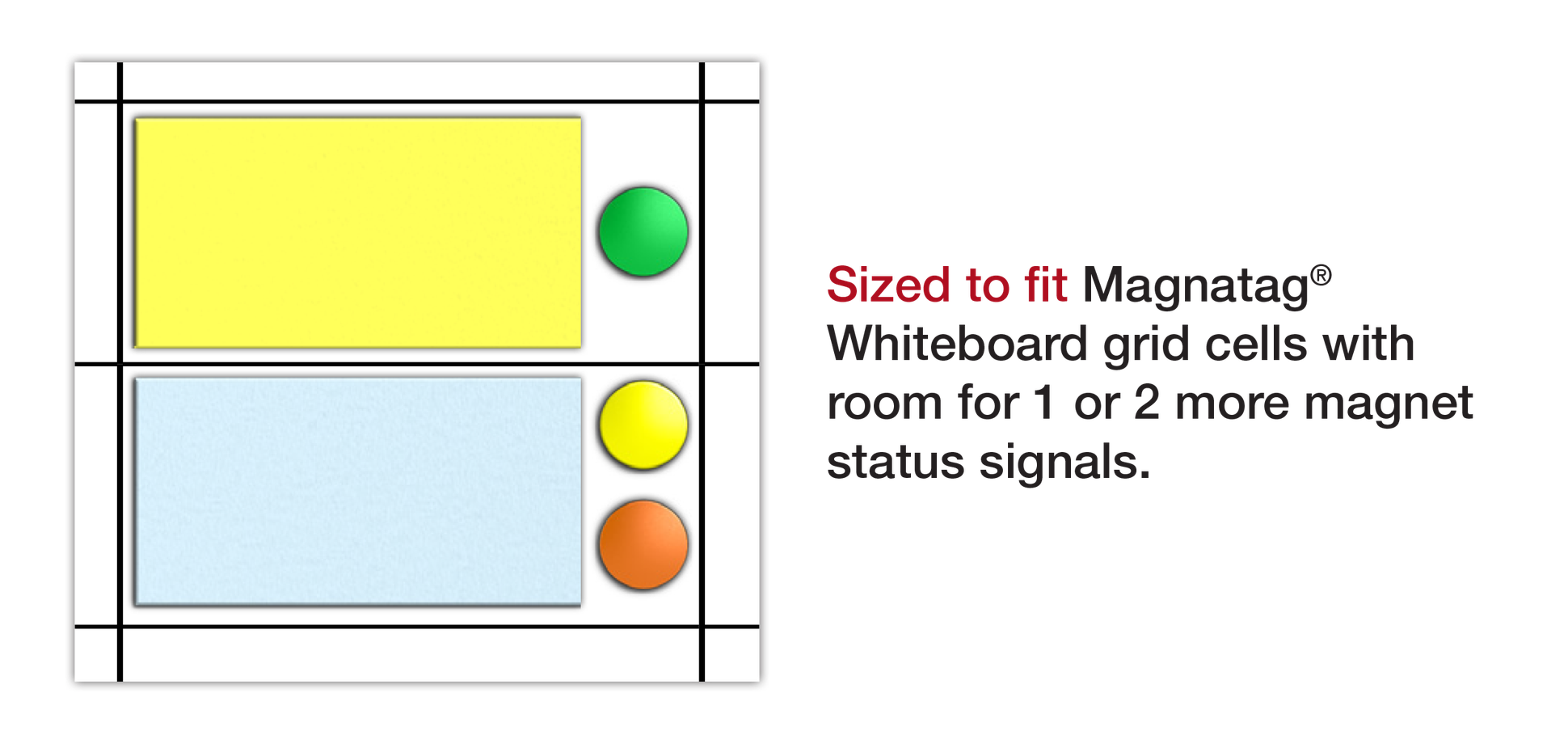 Write-on Die Cut Laminated Whiteboard Magnets