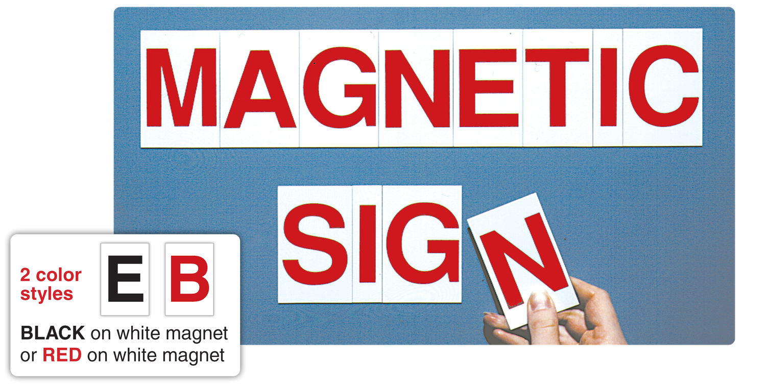 Self-Aligning™ Mag. Letter and No. Sets