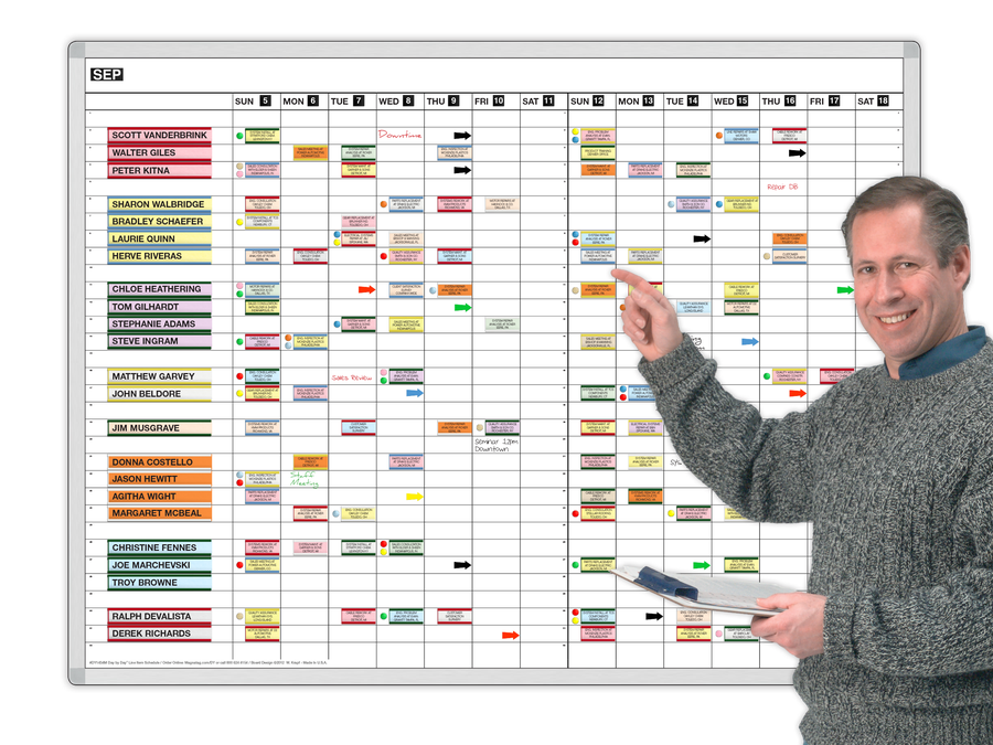 Lean Manufacturing Production Whiteboards | Magnatag