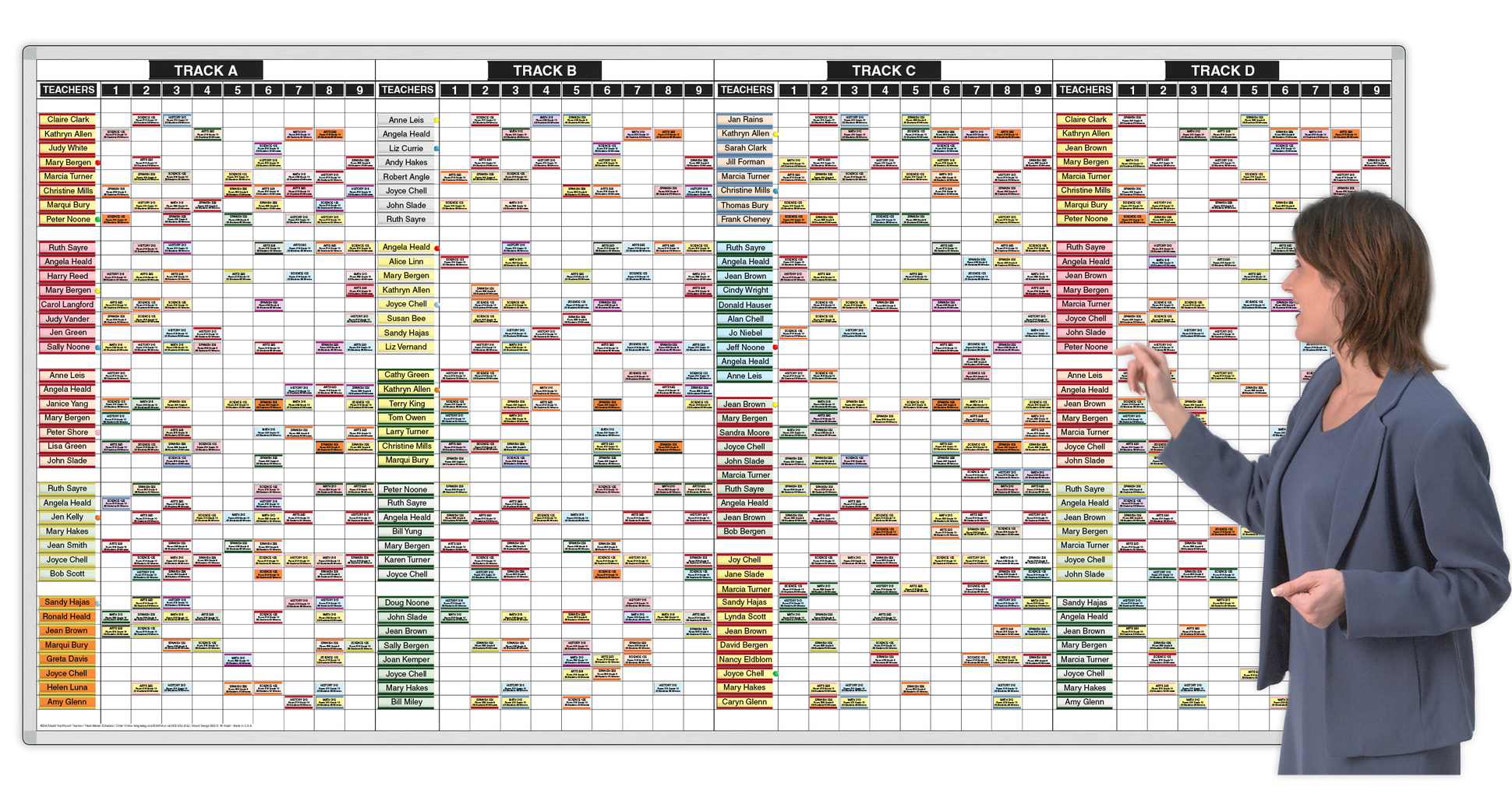 YearRound™ Teacher / Track Schedules