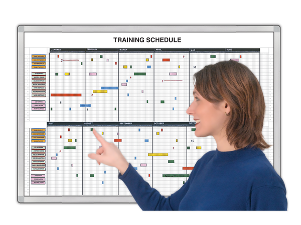 Training Schedule Whiteboard
