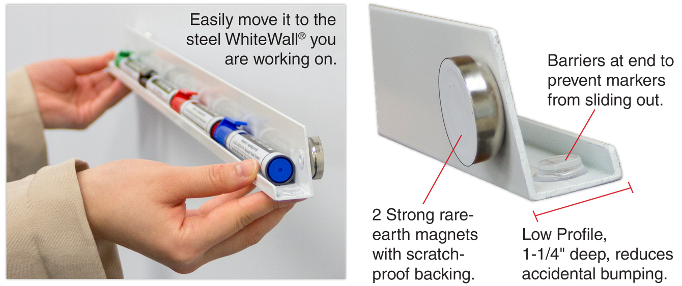 SlimLyne™ Magnetic Marker Tray