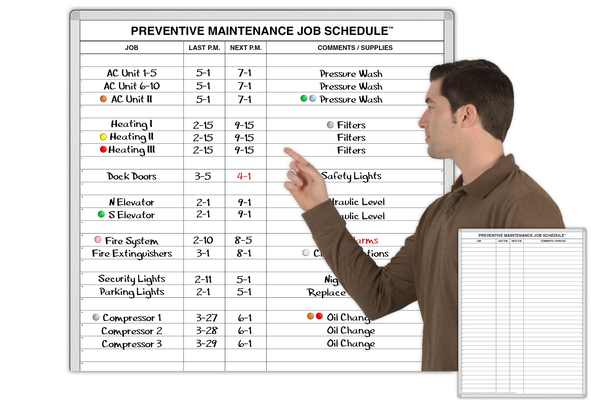 Maintenance Job Schedule