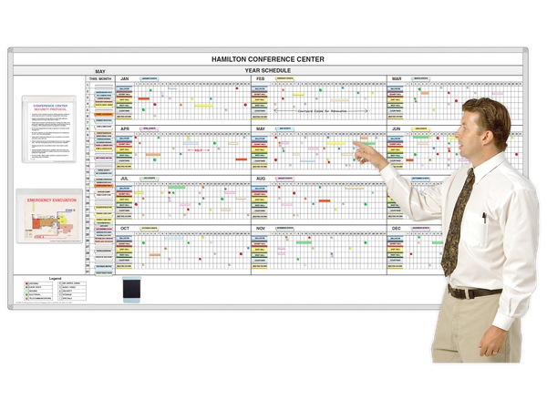 Training Schedule Whiteboard