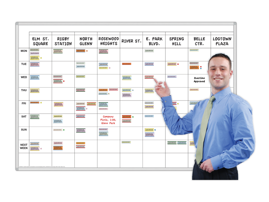 Lean Manufacturing Production Whiteboards | Magnatag
