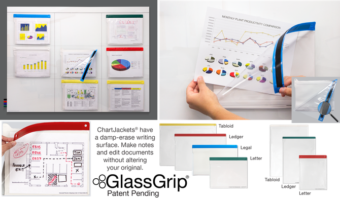 GlassGrip® ChartJackets® - Transparent Protective Jackets for ...