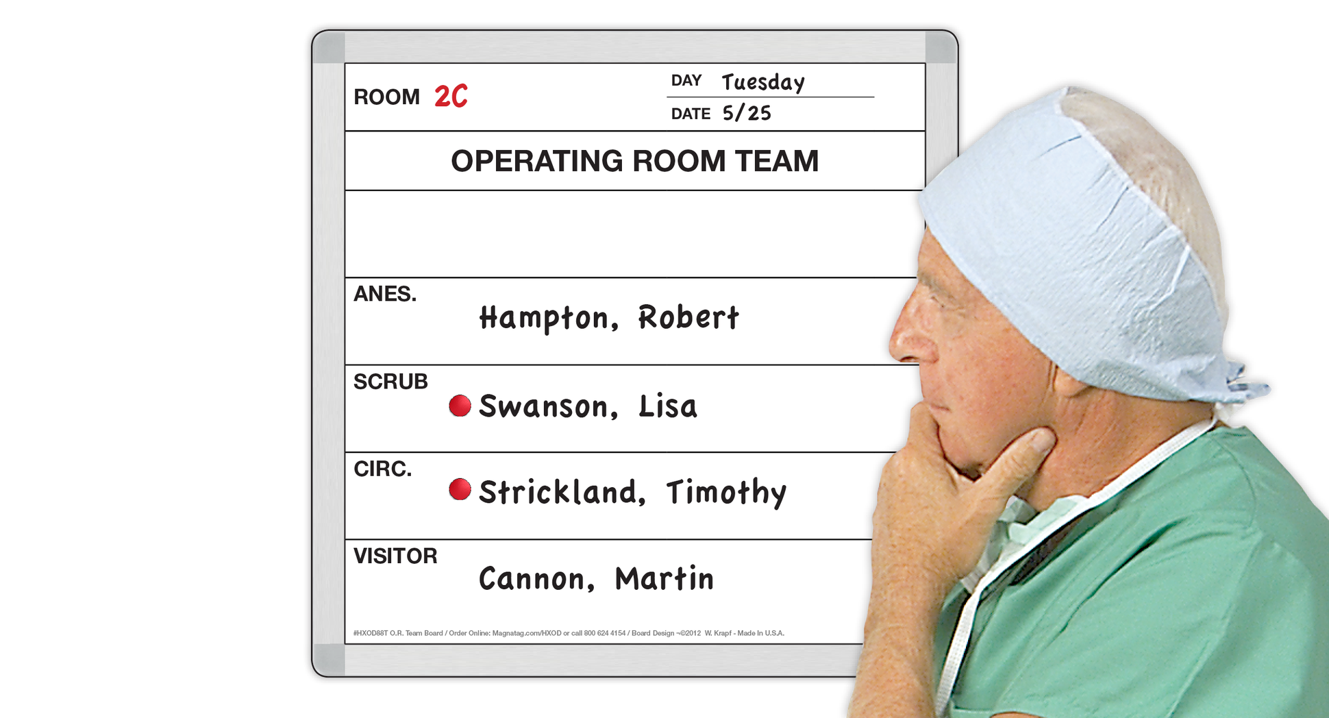 O.R. Team Board