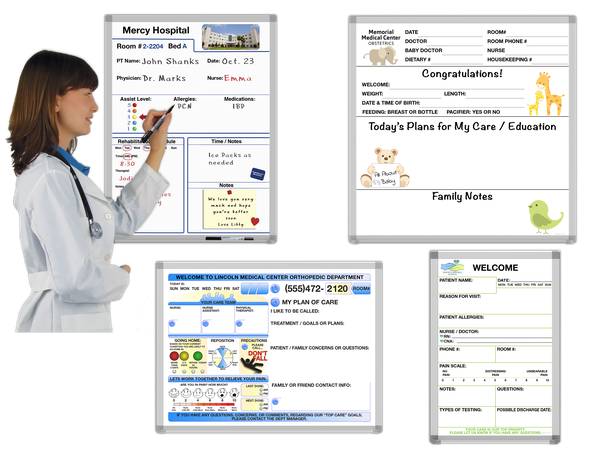 Hospital / Nursing Whiteboards - Magnatag