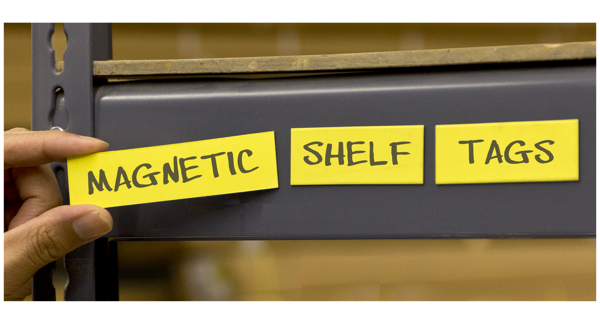 Write-on / Wipe-off Magnatags® Magnetic Tags