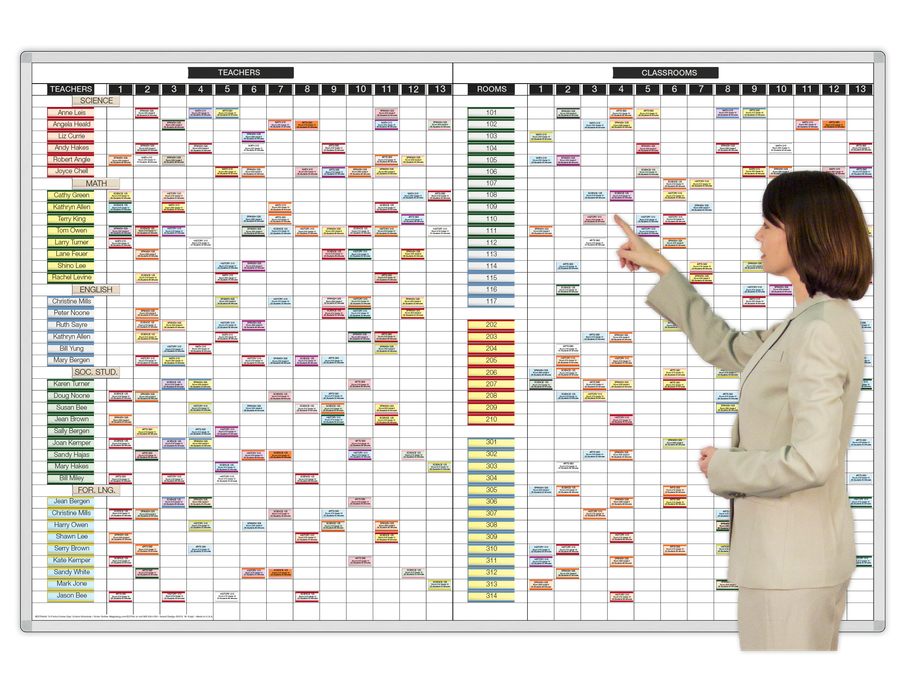 Magnetic Dry-Erase School Schedules, Trackers, & Charts