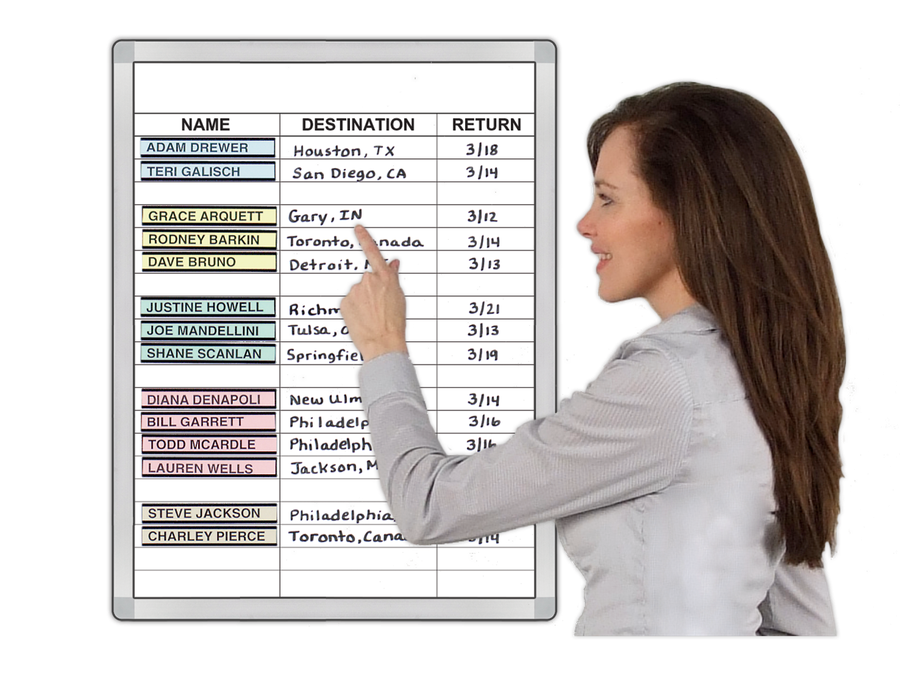 In Out Magnetic Whiteboards