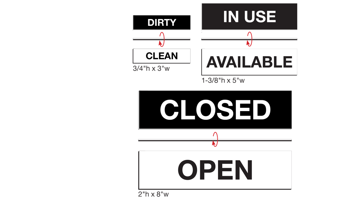 Flip-Overs® 2-Sided Magnet Signs | Ultra Strong Magnets