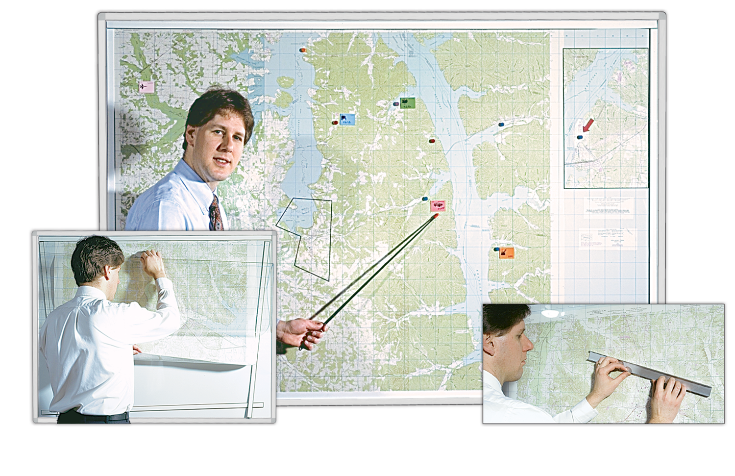 MapMount® Mag. Map Overlay Sys.