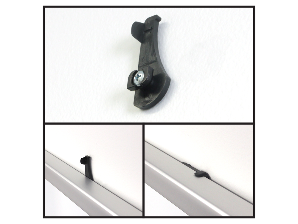 FrameKlamp™ Whiteboard Mounting Brackets