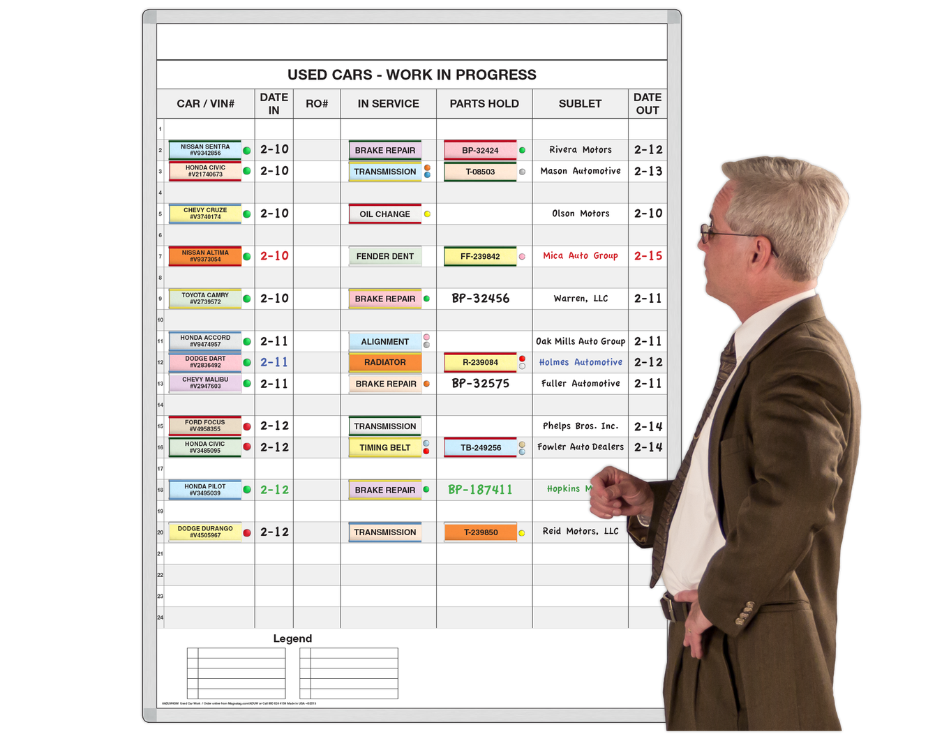 Used Car Work-in-Progress™ for Auto Dealers