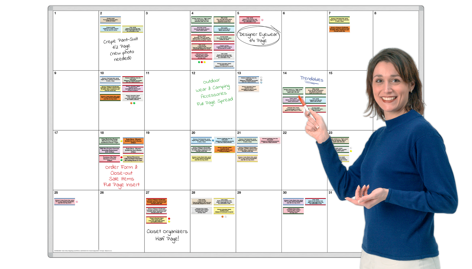 By-the-Numbers™ Magnetic Organizer | Number Blocks | Magnatag