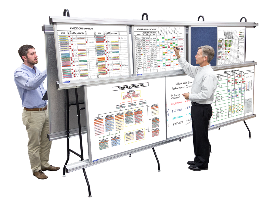 Work Scheduling Magnetic Whiteboard