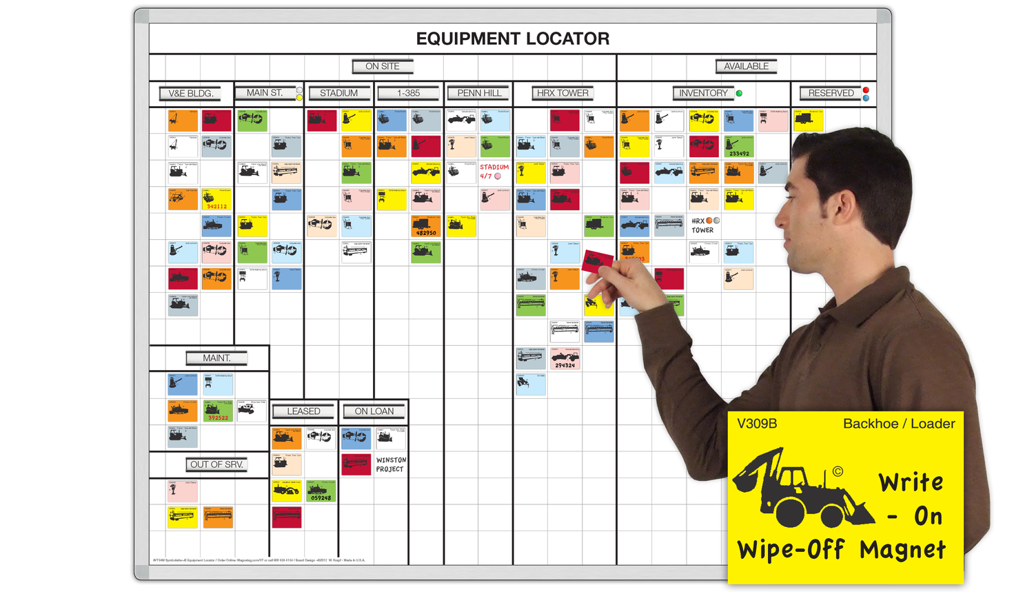 Vehicle Tracking Equipment Management Visual Control