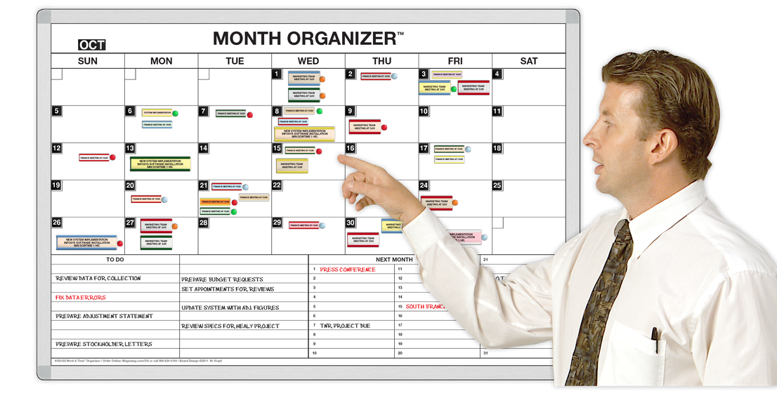 Monthly Work and Time Organizers™
