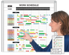 MagnaStaffer® Daily Shift Work Schedule | Work Schedule Board
